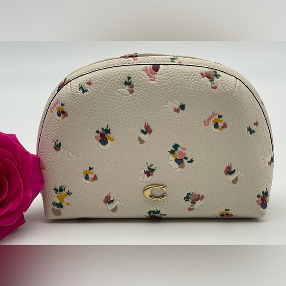 Coach | Bags | Coach Cosmetic Case 7 With Paint Dab Floral Print | Poshmark